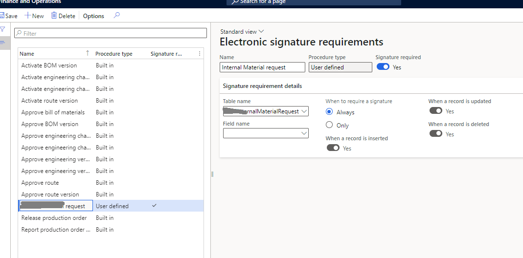 Electronic Signature Dynamics 365FO – Dynamics 365 Finance and Operations